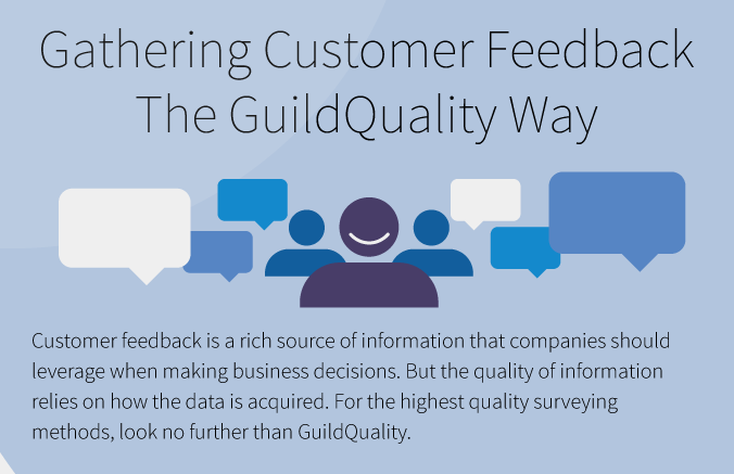 Gathering customer feedback the GuildQuality way